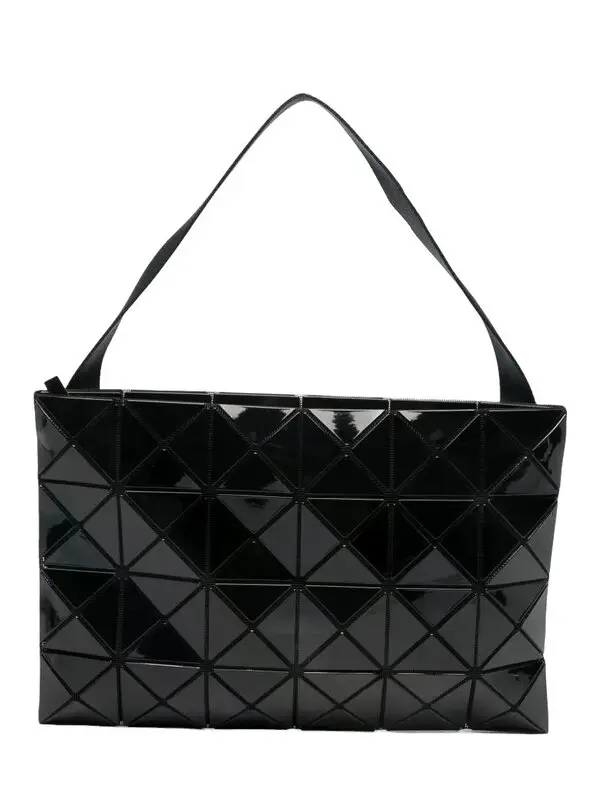 Issey Miyake Lucent Geometric-panel Shoulder Bag - Black