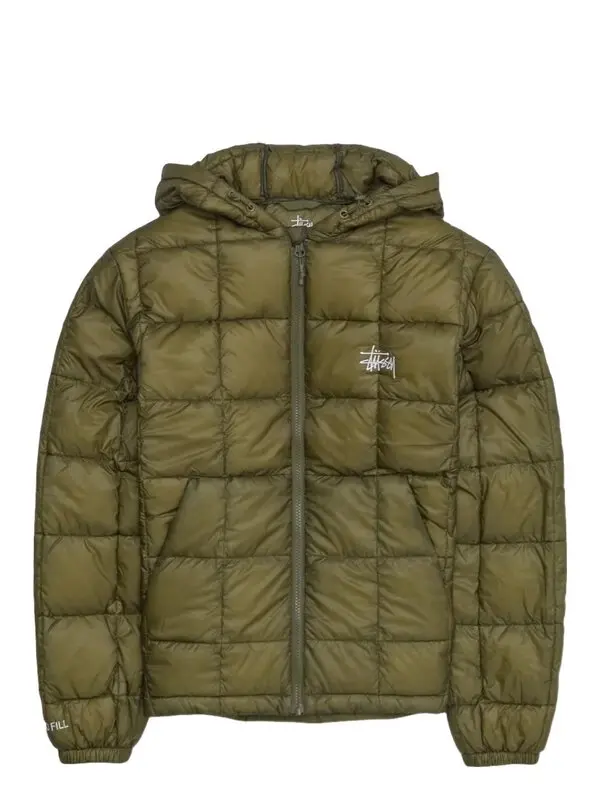 StÜssy Zipper Cotton Jacket - Olive