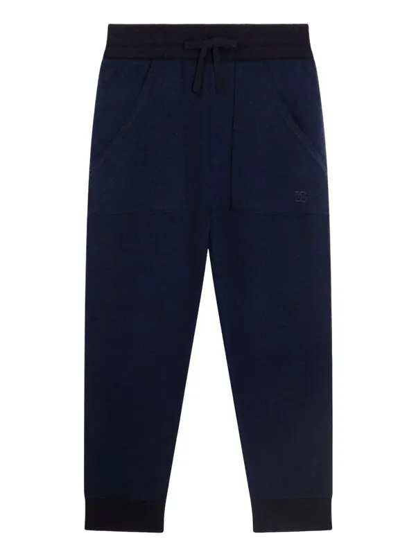 Dolce & Gabbana Drawstring Pocket Trousers - Blue