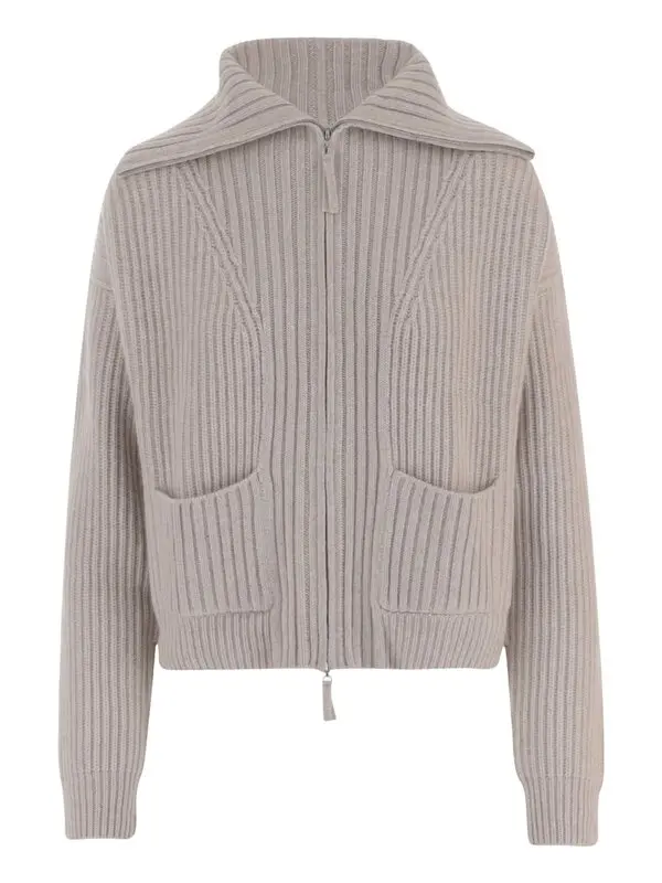 Arch4 Full-zip Sweater - Ivory