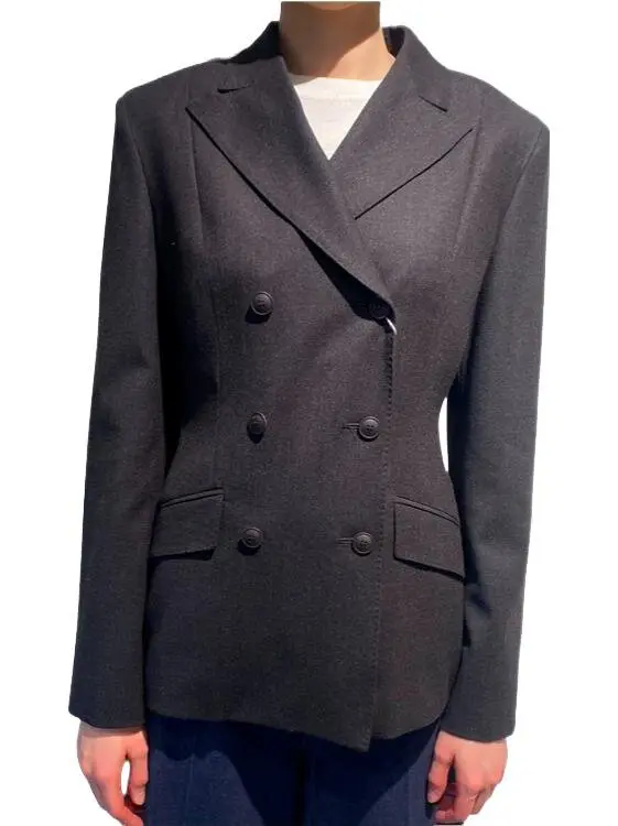 Max Mara Long-sleeve Blazer - Ebony