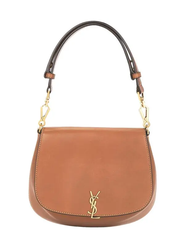 Saint Laurent Mini Top Handle Bag In Brown - Brick