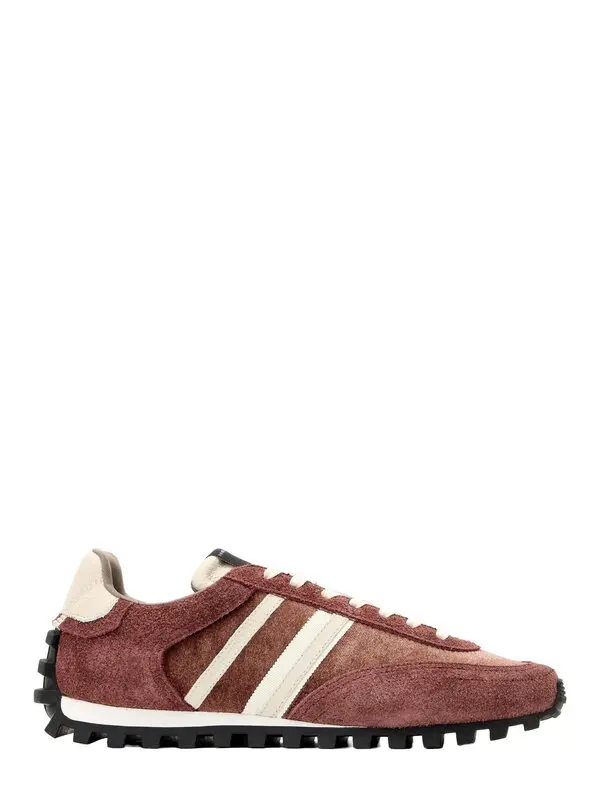 ALLSAINTS Robin Nylon And Suede Runner Sneakers - Red
