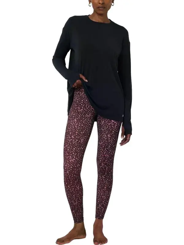 Sweaty Betty Soft Flow Studio Long-sleeve T-shirt - Black