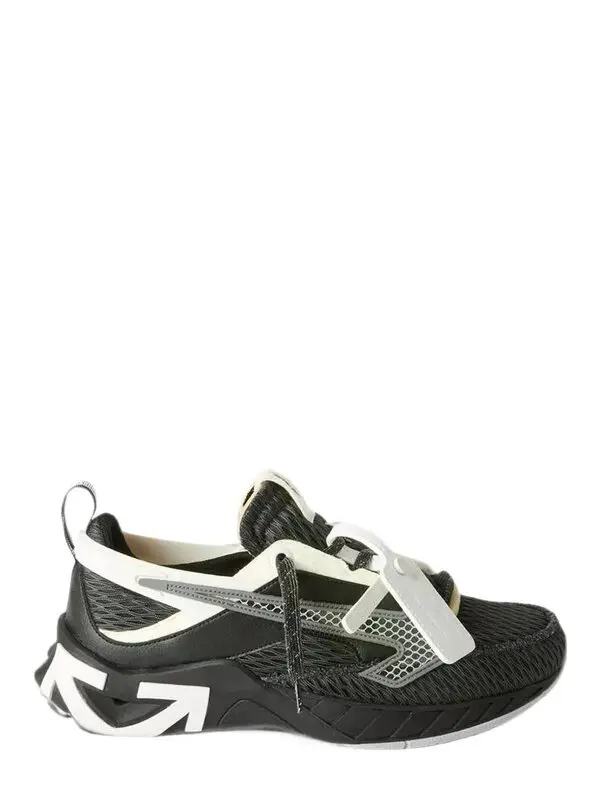 Off-White Panelled Lace-up Sneakers - Black