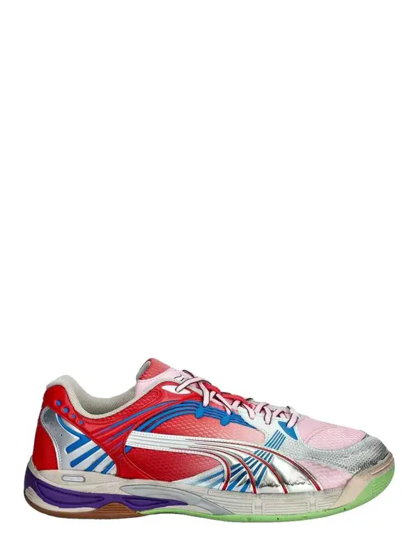 PUMA Panelled Metallic Sneakers - Red