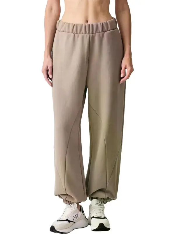 EA7 Elasticated Track Pants - Neutrals