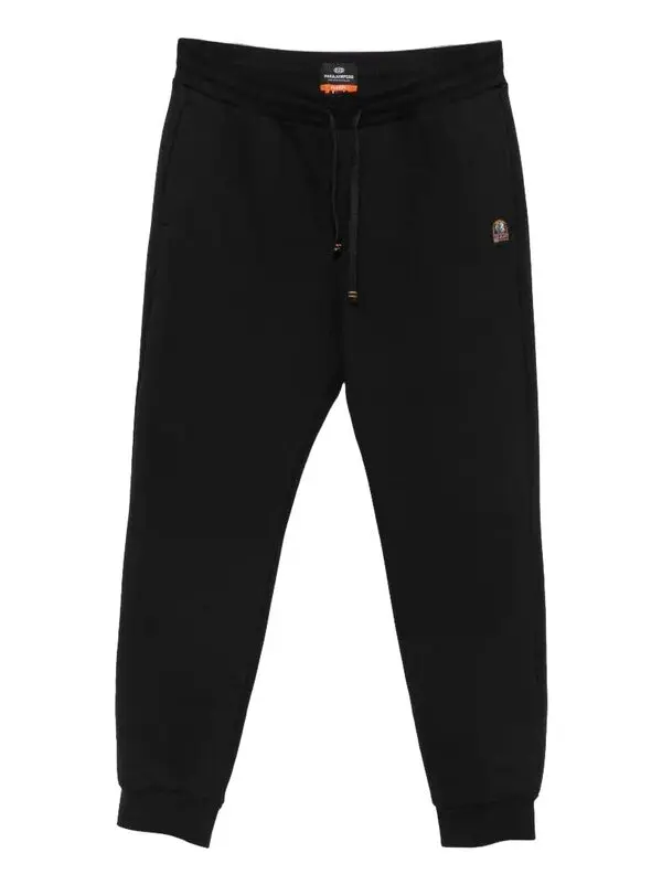 PARAJUMPERS Makalu Logo-patch Drawstring Track Pants - Black