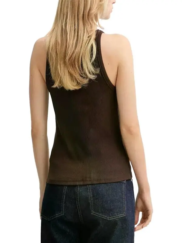 GESTUZ Rhinestones-embellished Tank Top - Brown