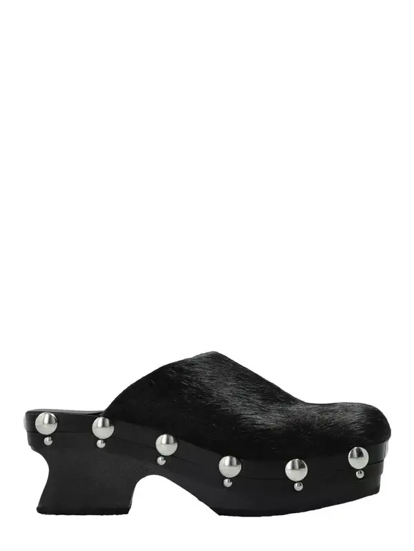 DR. SCHOLL'S SHOES Pescura Koa Studded Mules - Black