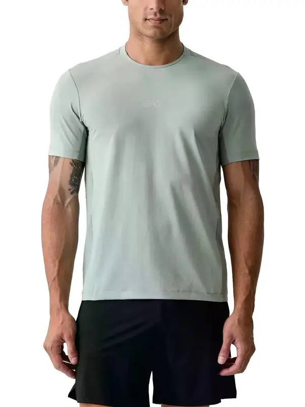 EA7 Ventus 7 Logo-print T-shirt - Blue