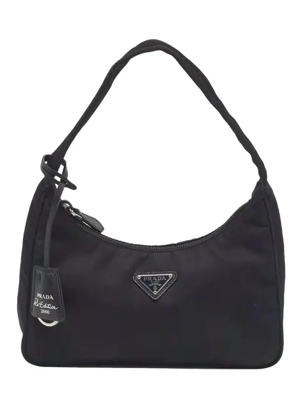 Prada Mini Re-edition 2000 Shoulder Bag - Black