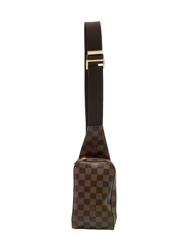 LOUIS VUITTON 2004 Geronimos Damier Ébène Mini Bag - Brown