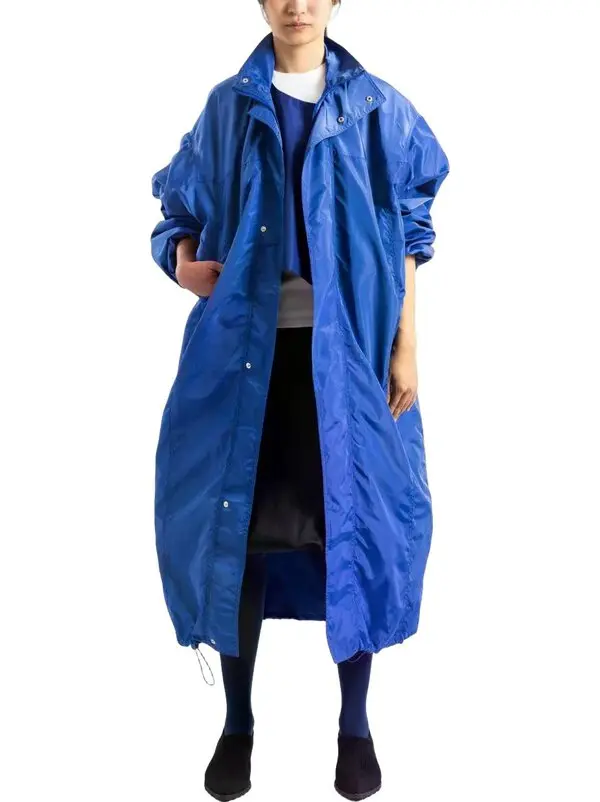 LII High-neck Drawstring Jacket - Blue