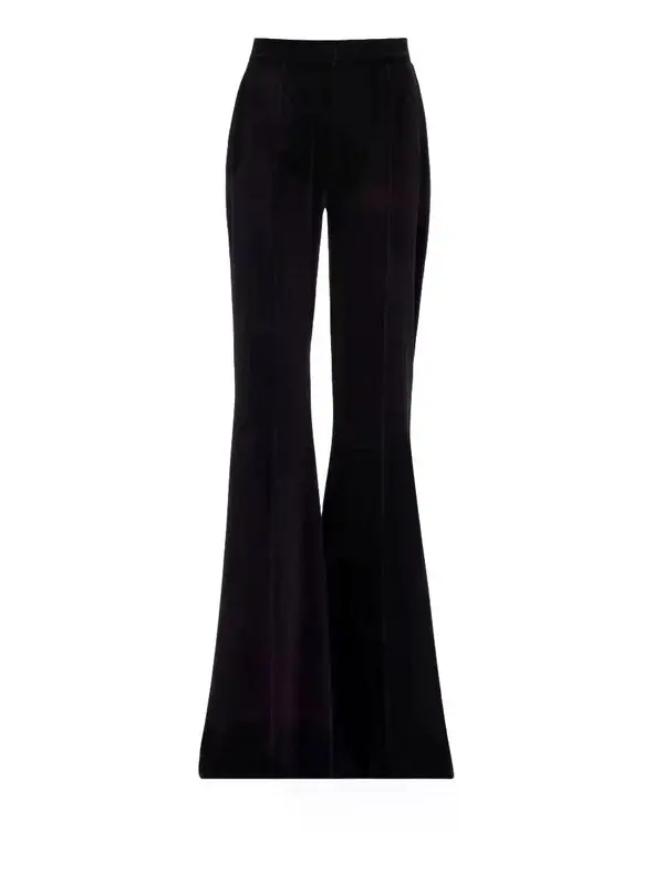 Elie Saab High-waist Flared Trousers - Black