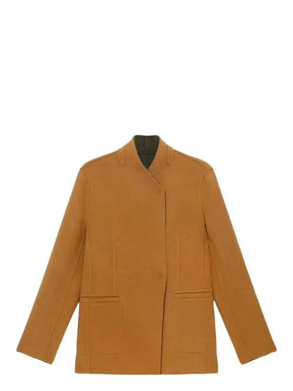 Malìparmi Double-breasted Reversible Coat - Brown