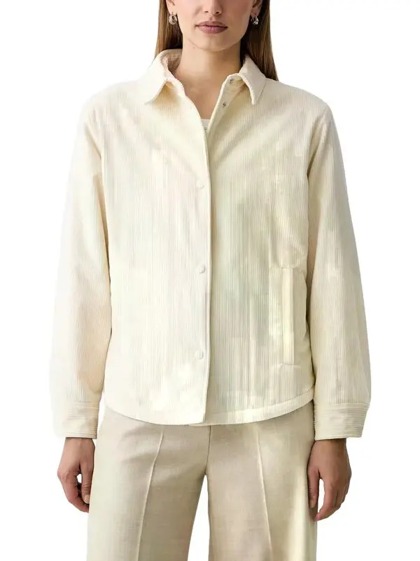 Paul & Shark Corduroy-texture Shirt Jacket - Neutrals