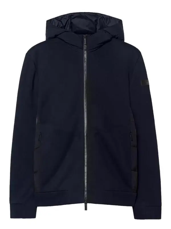 RRD Ha Quilted-panel Hooded Jacket - Blue