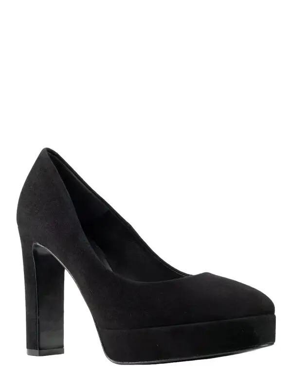 CHUCKIES Platform High-block-heel Pumps - Black