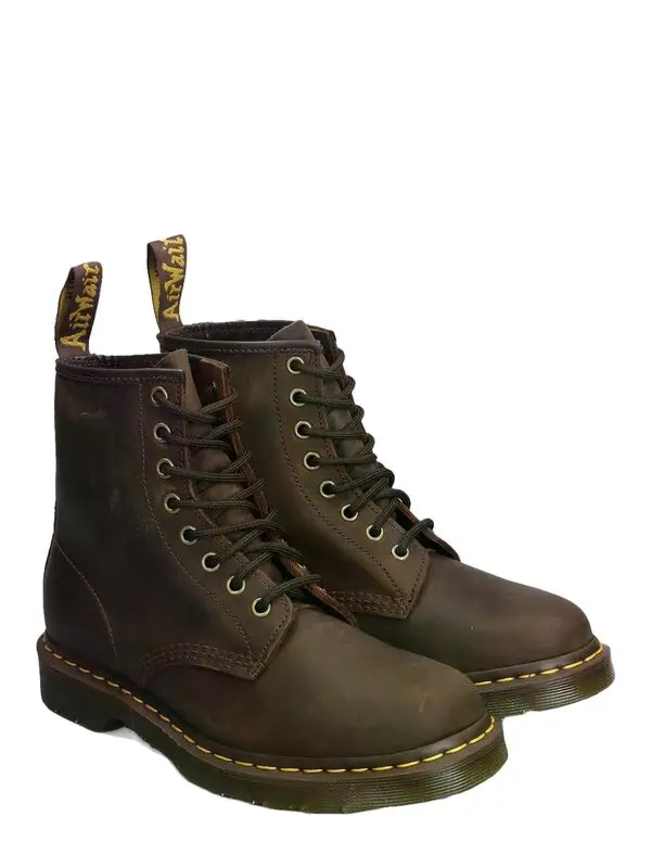Dr. Martens 1460 Crazy Horse Leather Ankle Boots - Brown