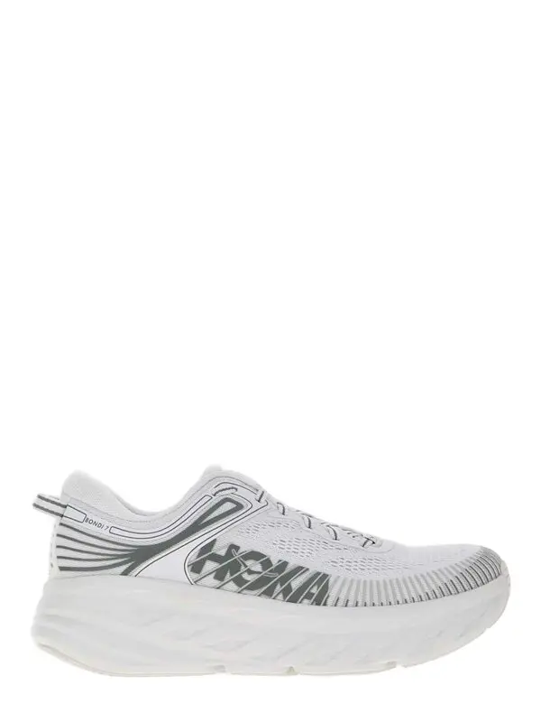 HOKA® Bondi Mesh Sneakers With Padded Ankle And Ergonomic Eva Sole - Grey