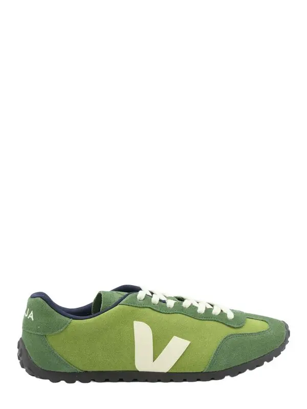 VEJA Gt Suede Low Top Trainers With Contrast Logo - Green