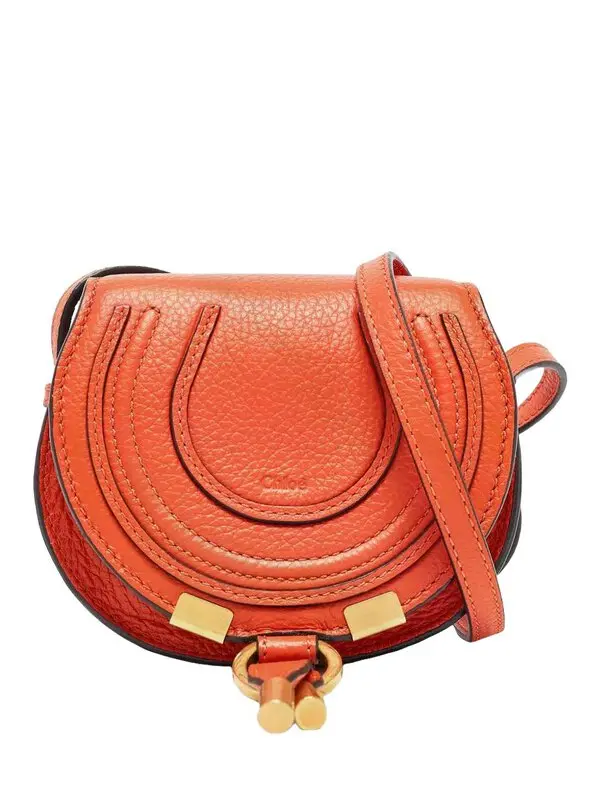 Chloé Nano Marcie Crossbody Bag - Orange