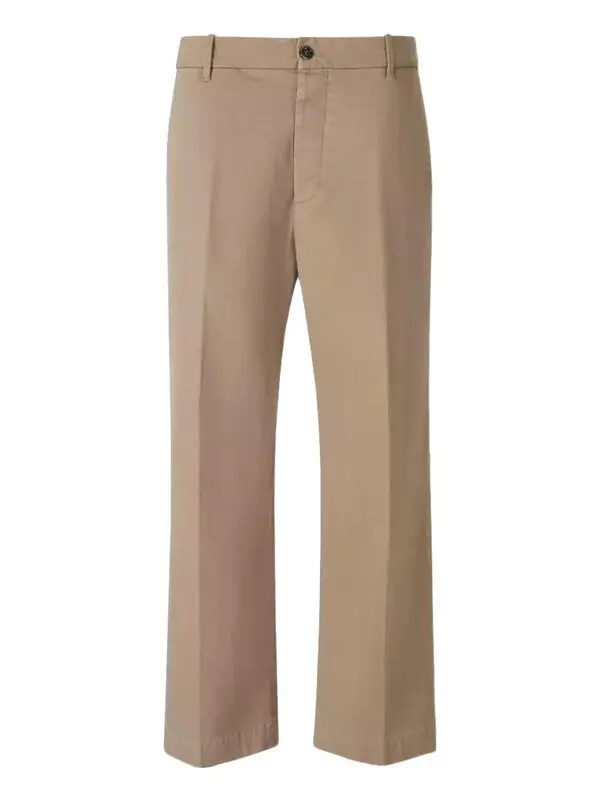 NINE:INTHE:MORNING Straight-leg Chino Trousers - Neutrals