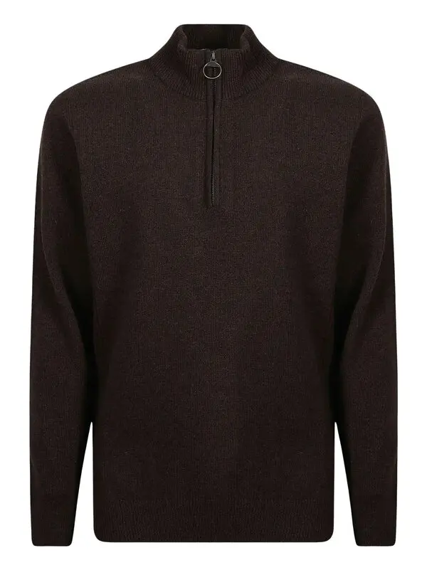 Barbour Holden Half-zip Turtleneck - Brown