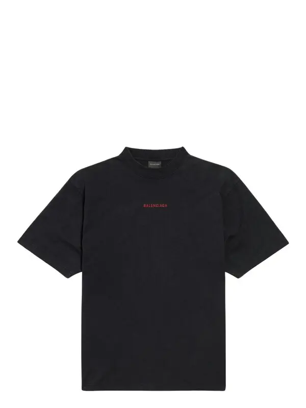 Balenciaga Half-sleeve T-shirt - Black