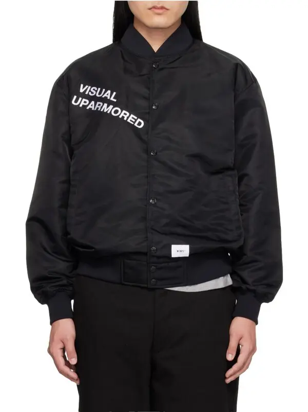 WTAPS Team Baseball Jacket - Black