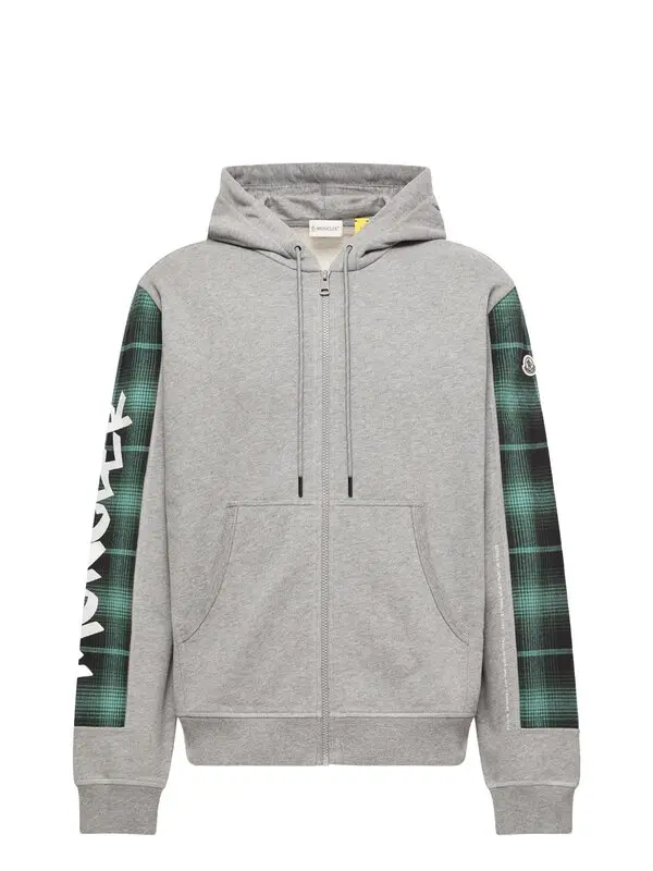 Moncler X Fragment Zip-up Hoodie - Grey