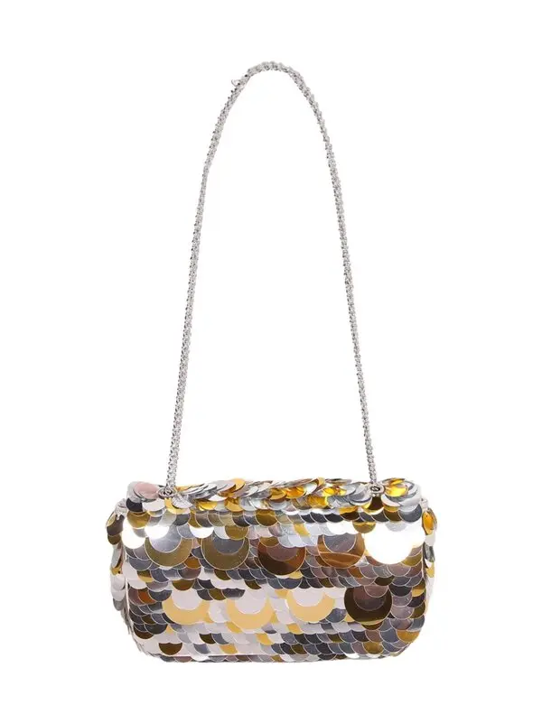 Rabanne Sequin One-shoulder Bag - Gray