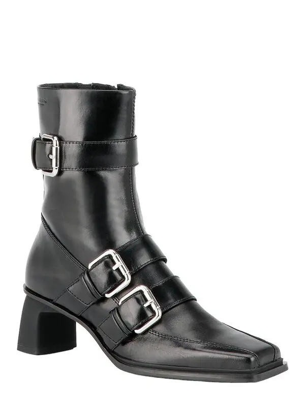 VAGABOND SHOEMAKERS Elvina Leather Ankle Boots - Black