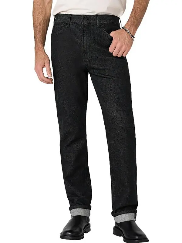 LIVERPOOL Preston Cotton Blend Straight Fit Jeans - Black Rinse