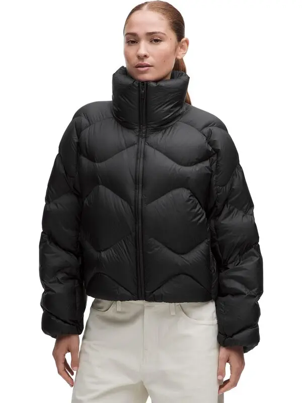 Lululemon Featherweight Cropped Quilted Puffer - Black