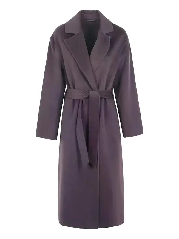 Filippa K Belted Wool Coat - Brown