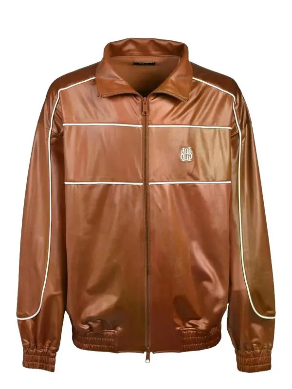 BREATH Piping Coating Jacket - Brown