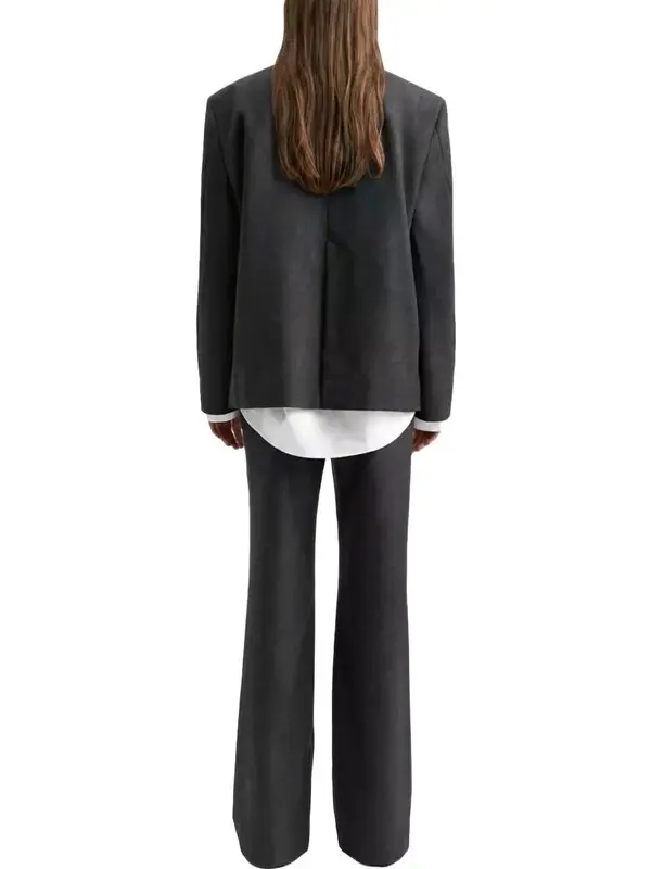 Séfr Gwen Peak-lapels Blazer - Grey