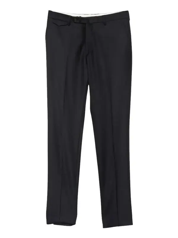 Tagliatore Pressed-crease Tailored Trousers - Black