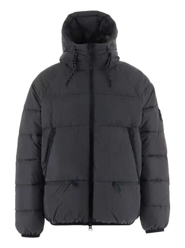 OUTHERE Quilted Hooded Padded Jacket - Grey