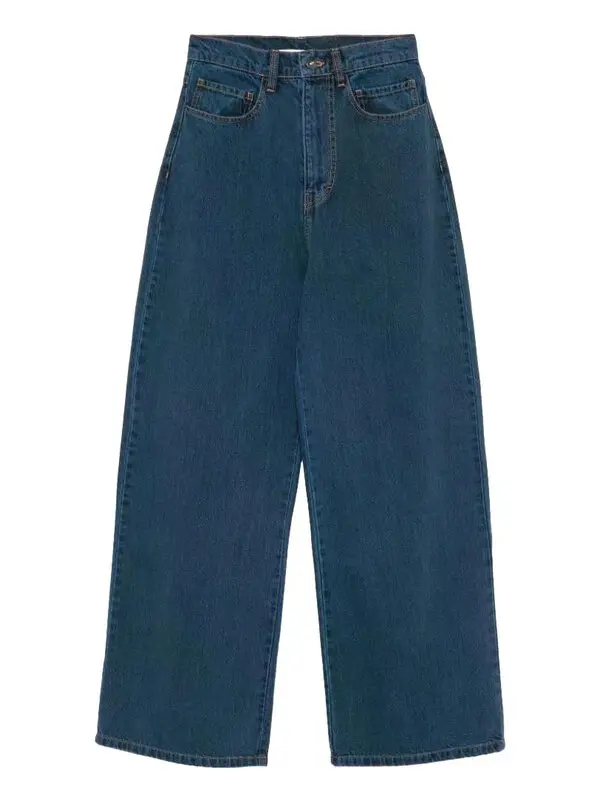 Christian Wijnants Pullos Wide-leg Jeans - Blue