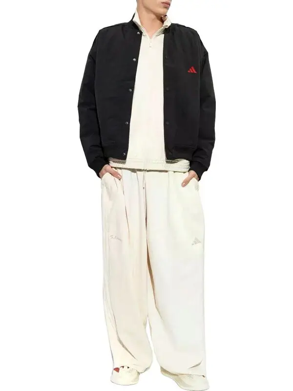 Adidas X Tyrrell Winston College Logo-embroidered Jacket - Black
