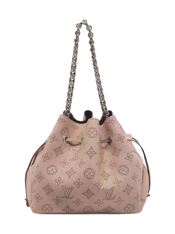 LOUIS VUITTON Bella Jasmin Monogram Mahina Bucket Bag - Pink