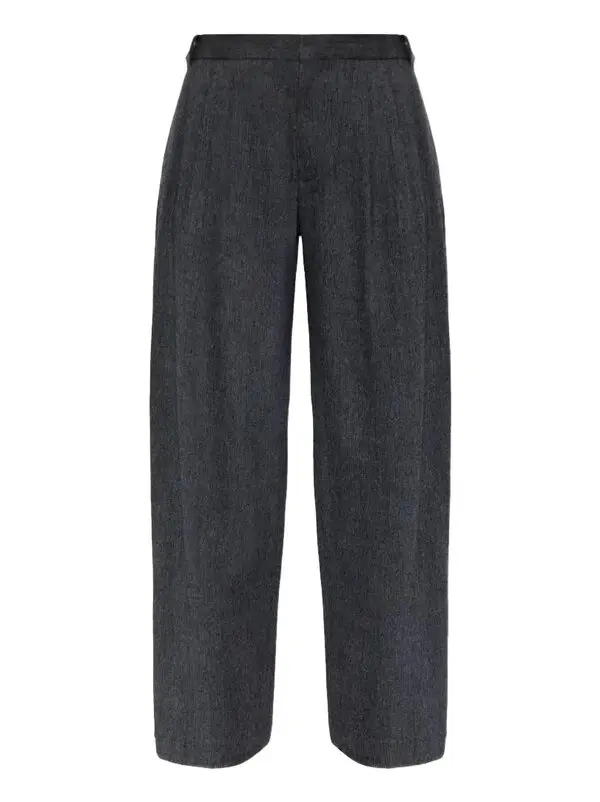 Rag & Bone Lawrence Pleated Wool-blend Trousers - Grey