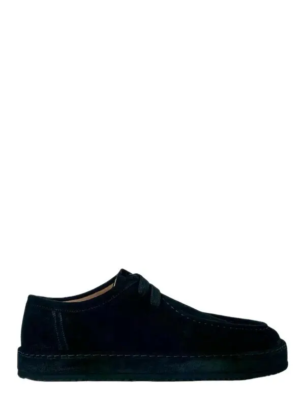 REFERENC Suede Lace-up Derby Shoes - Black