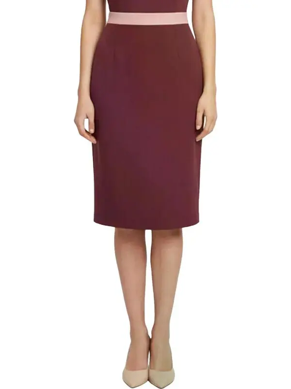 ROKSANDA Stretch-crepe Pencil Skirt - Red