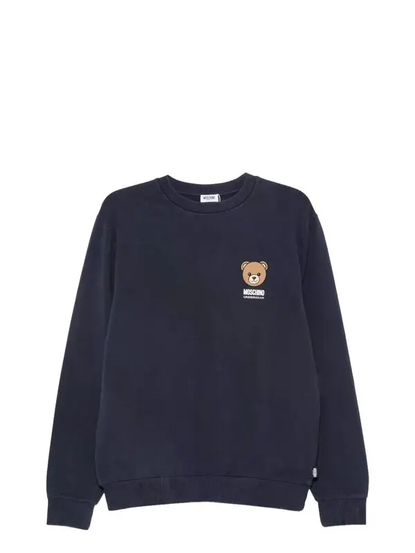 Moschino Teddy Bear Long-slevee Sweatshirt - Blue
