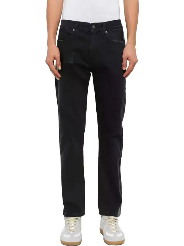 Alexander McQueen Taped Slim-fit Jeans - Black