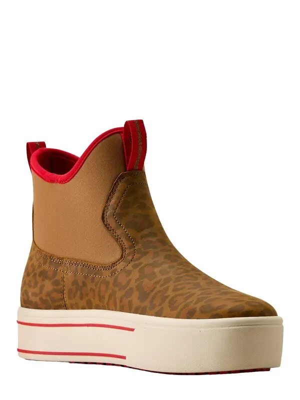 Ariat Saylor Shrimp H2o Waterproof Boot - Washed Leopard